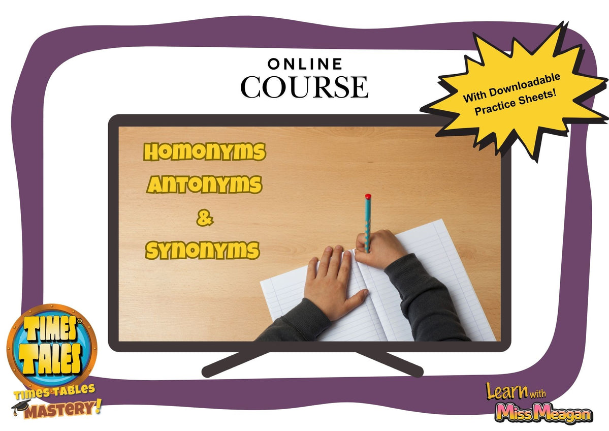 Mastering Synonyms, Antonyms, and Homonyms MINI-Course — The Home of ...