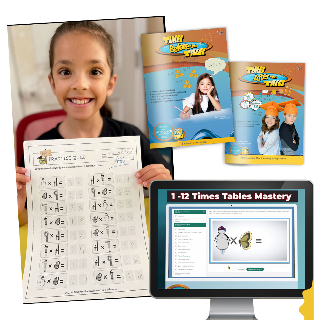 1-12 Times Tables Mastery Bundle (2 Physical Workbooks)