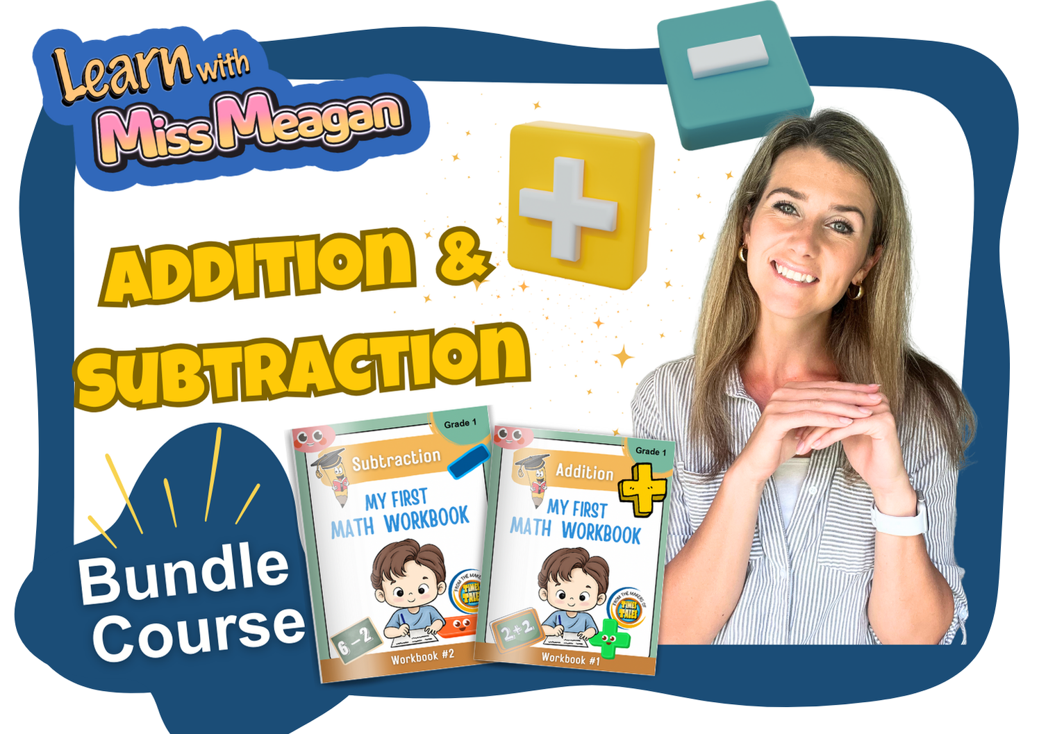 Easy Way to Learn Addition & Subtraction | Grade 1