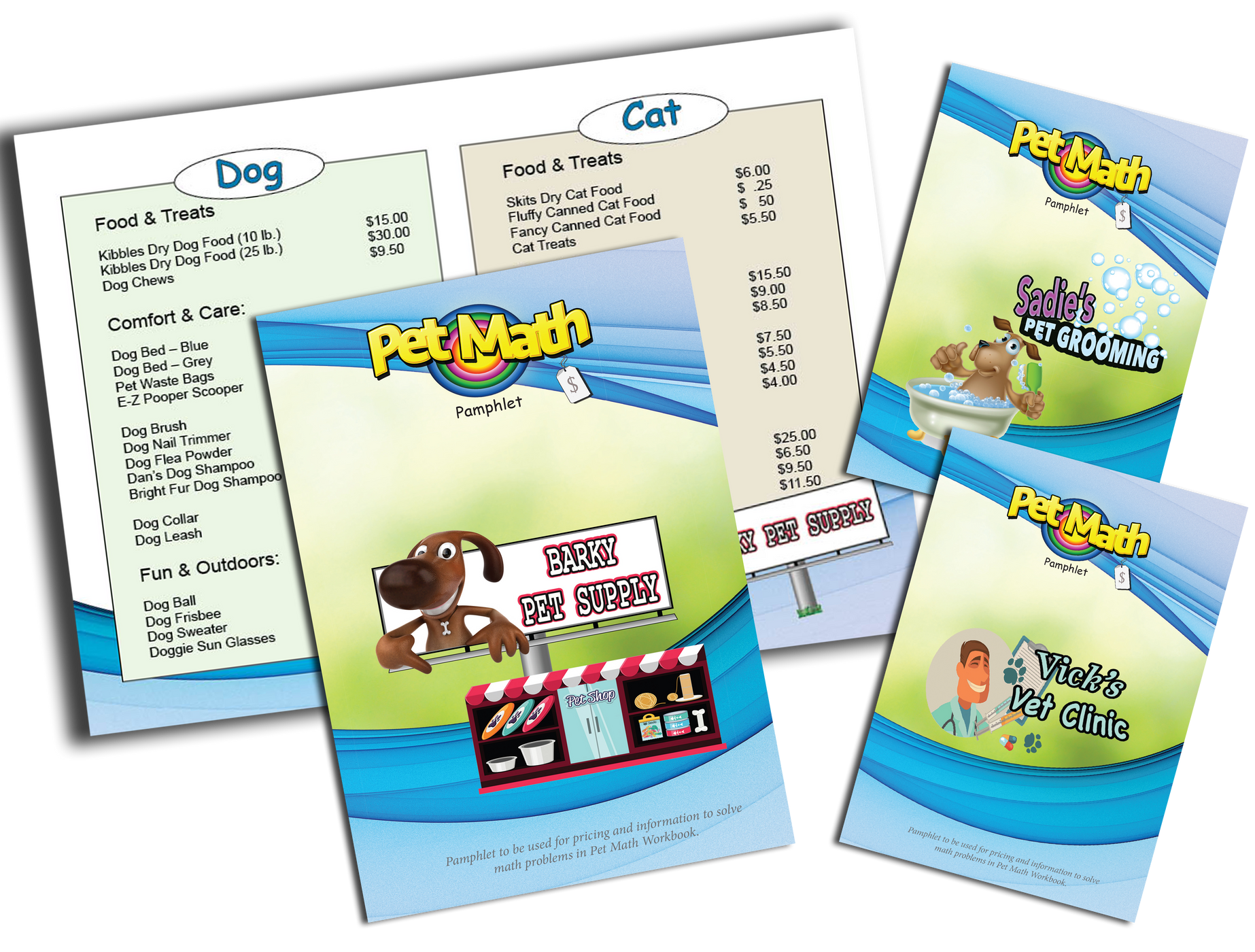 Pet Math Workbook (Grades 3-5)